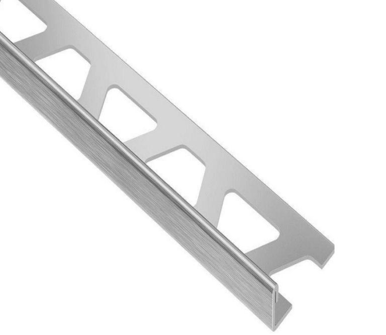 Schluter Schiene E100EB 2.5m RVS geborsteld - Detegelsite
