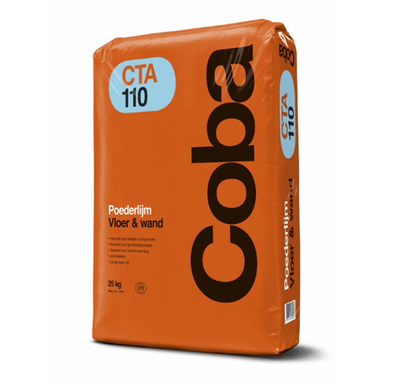 Coba CTA110 poederlijm 25kg - Detegelsite AANBIEDING!